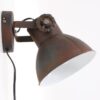 Stoere wandspot Light & Living Elay bruin - Directlampen.nl