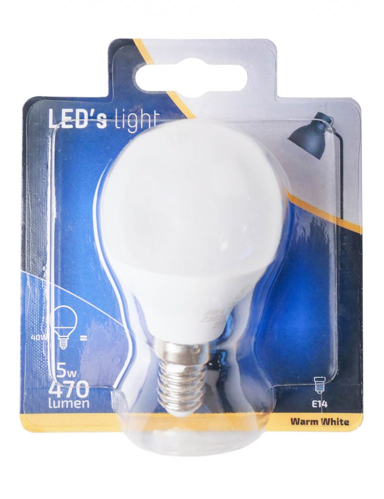 Ronde LED lichtbron E14 5W LED's Light - Directlampen.nl