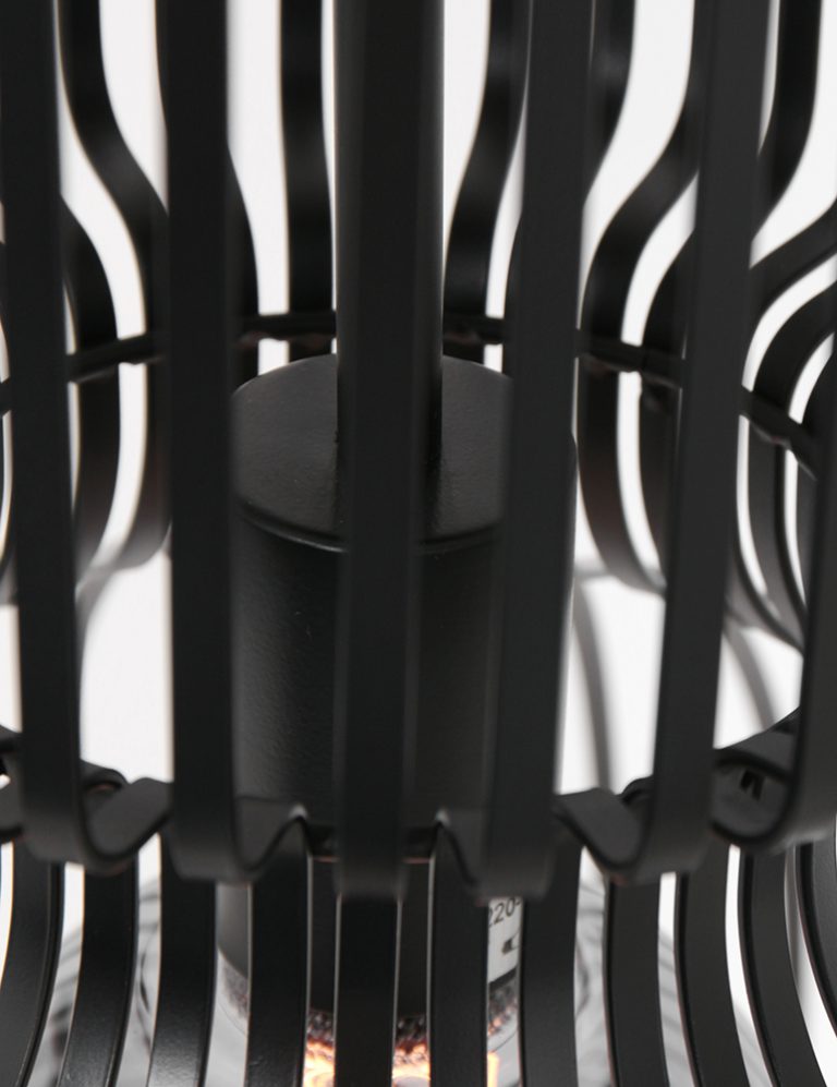 Metalen spijlen draad hanglamp Anne Light & Home Dunbar - Directlampen.nl