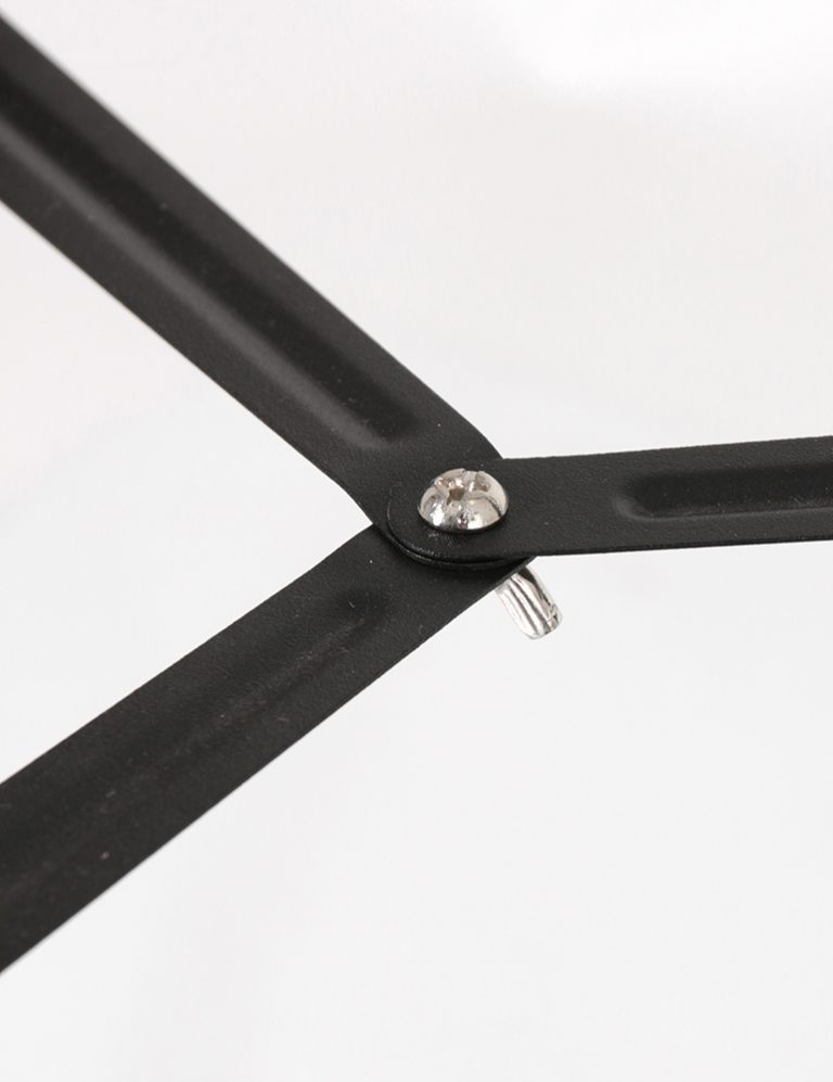 Driepoot vloerlamp zonder kap Mexlite Triek hout - Directlampen.nl