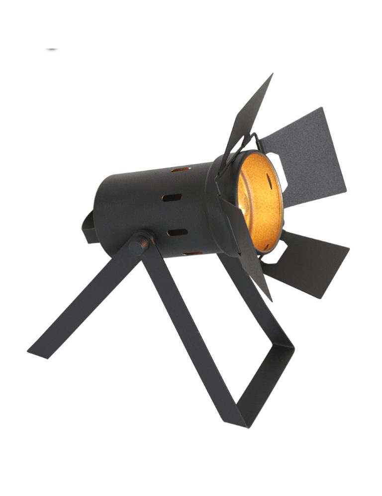 Spotlight tafellamp Mexlite Carré mat zwart - Directlampen.nl