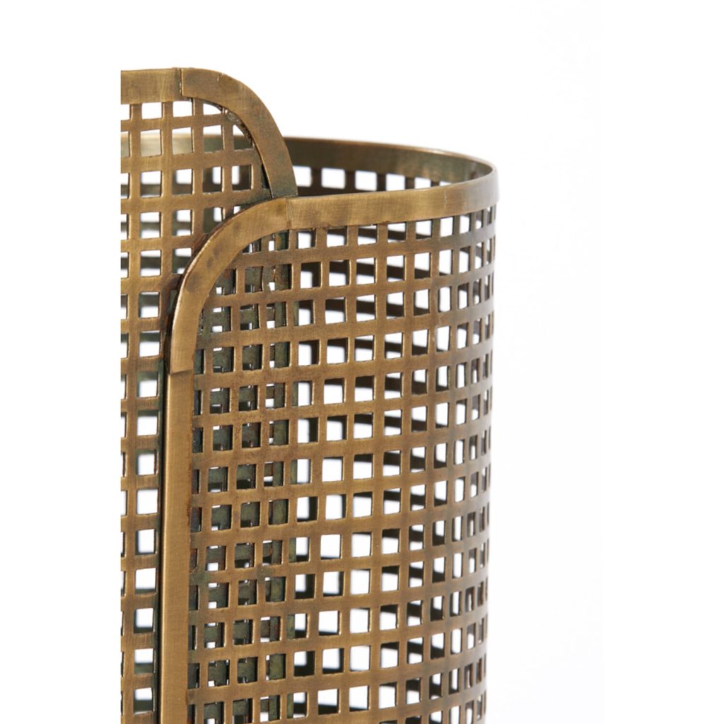 Moderne gouden koker wandlamp Light & Living Maci - Directlampen.nl