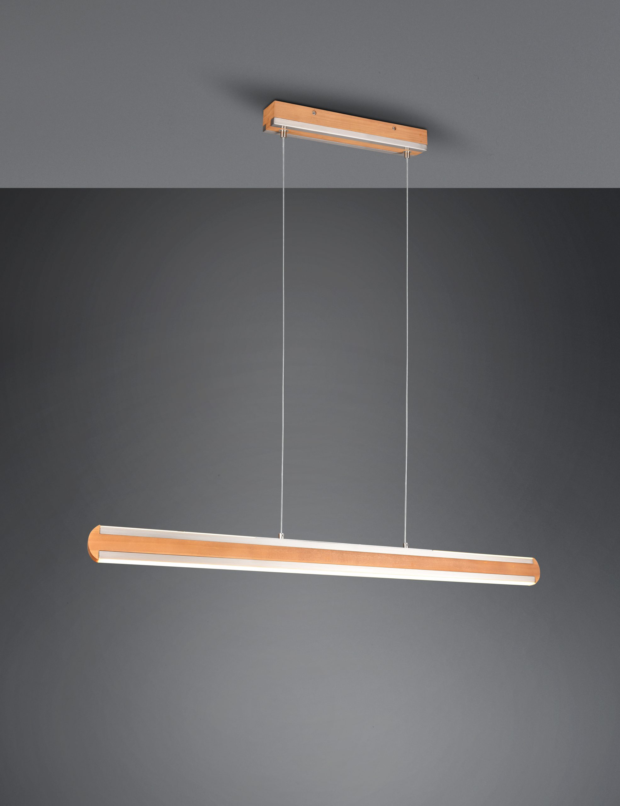 Moderne houten hanglamp balk Deacon - Directlampen.nl