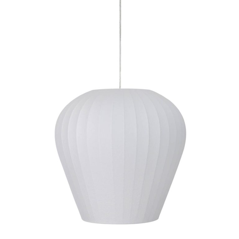 Rustieke witte ronde hanglamp Light & Living Lexa - Directlampen.nl
