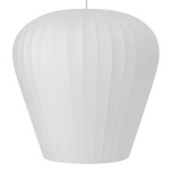 Retro witte hanglamp geribbeld Light & Living Xela - Directlampen.nl