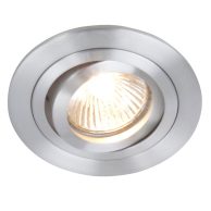 Inbouwspot modern geborsteld metaal halogeen