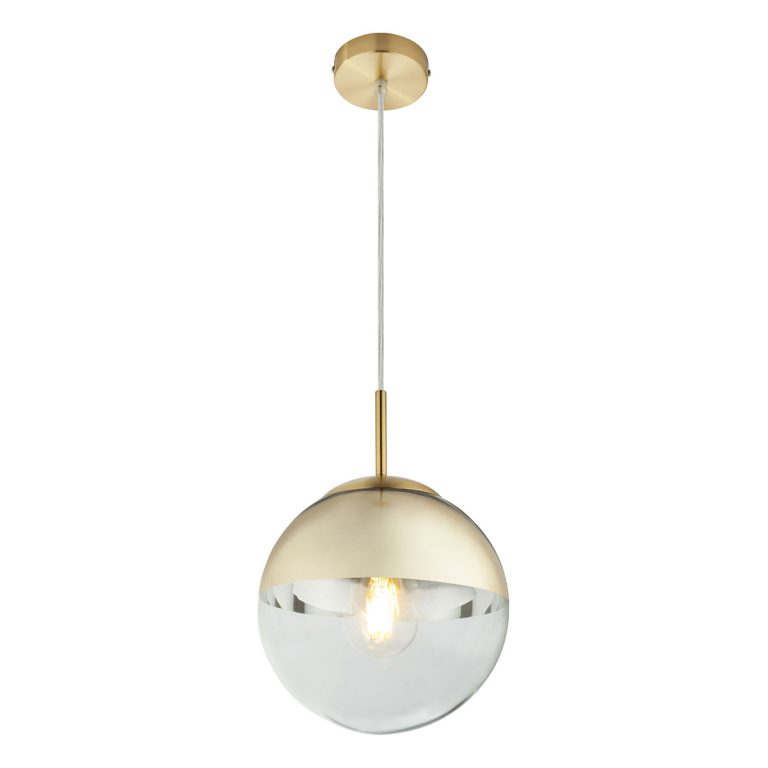 Gouden bol klassieke hanglamp Globo Varus - Directlampen.nl