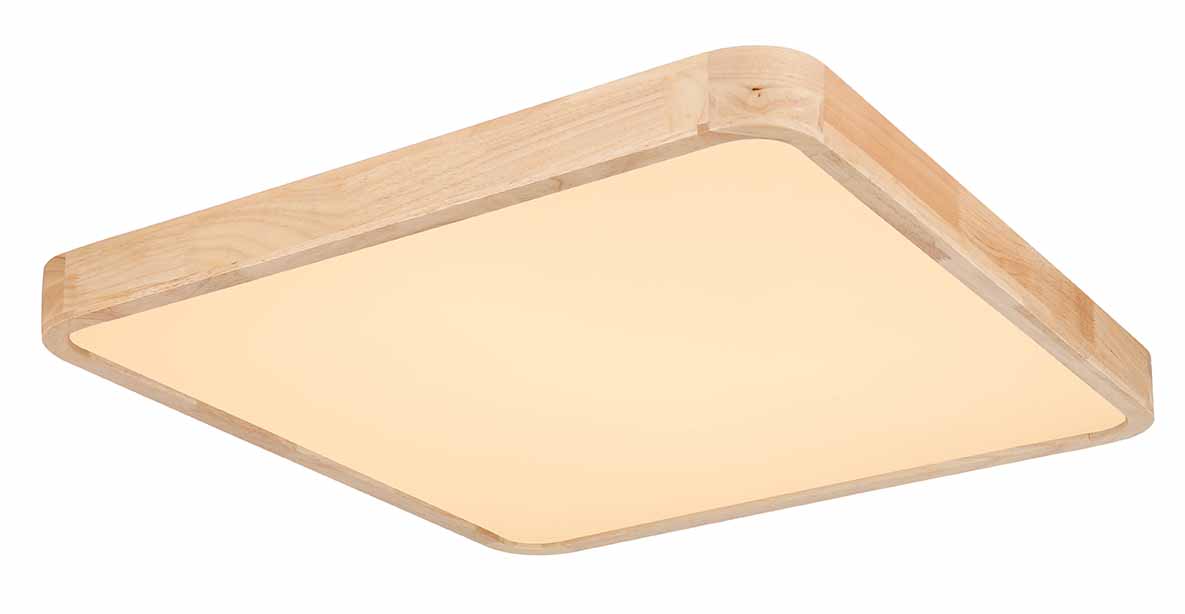 Landelijke witte metalen plafondlamp Globo Leanara - Directlampen.nl